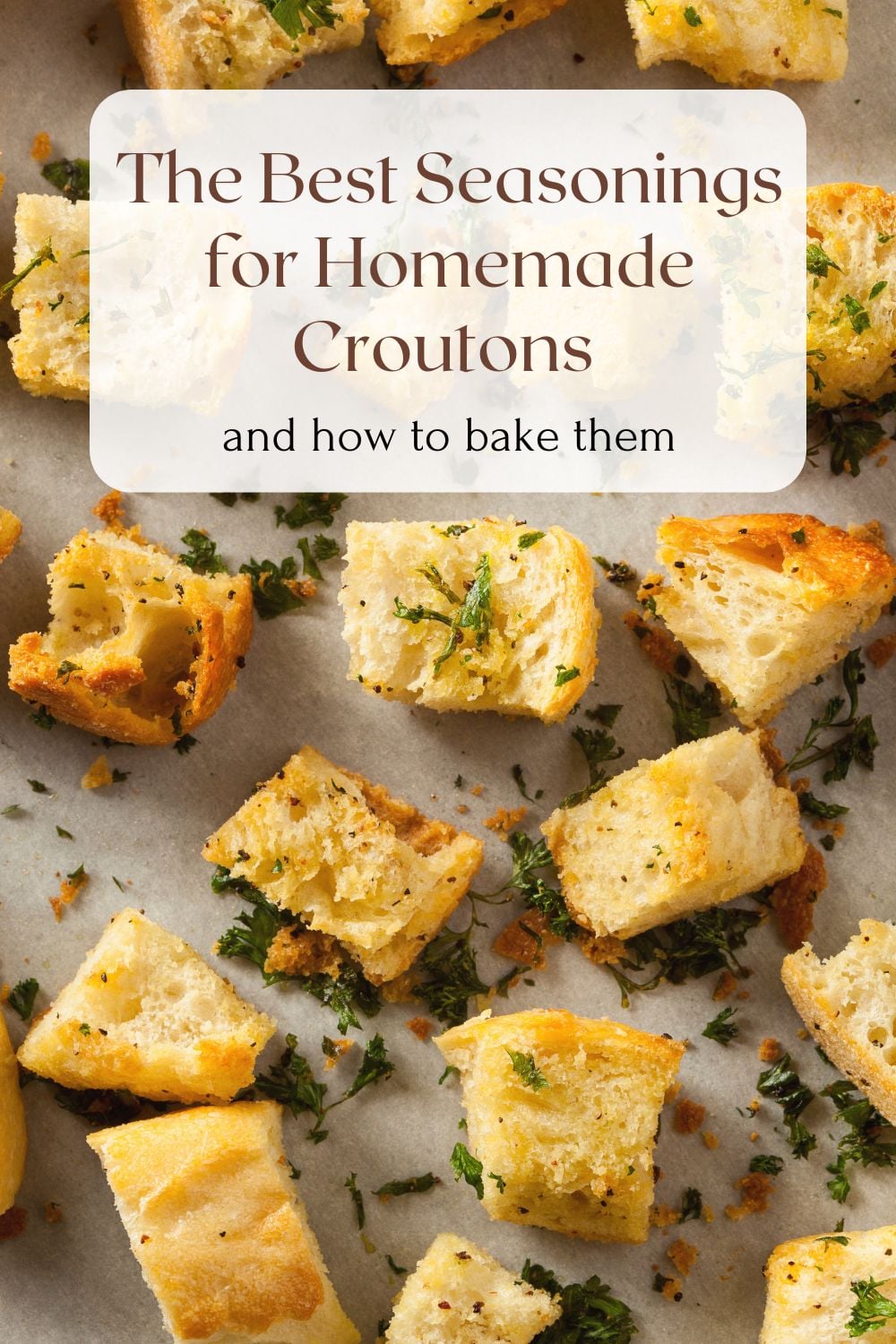 Homemade croutons: cooking and seasoning - Urbaine City