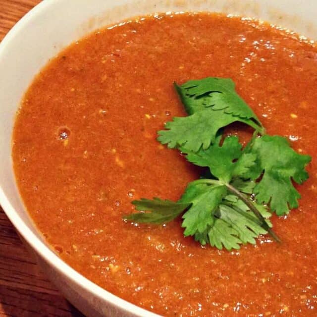 Recette de soupe indienne de lentilles rouges et coriandre- Urbaine City