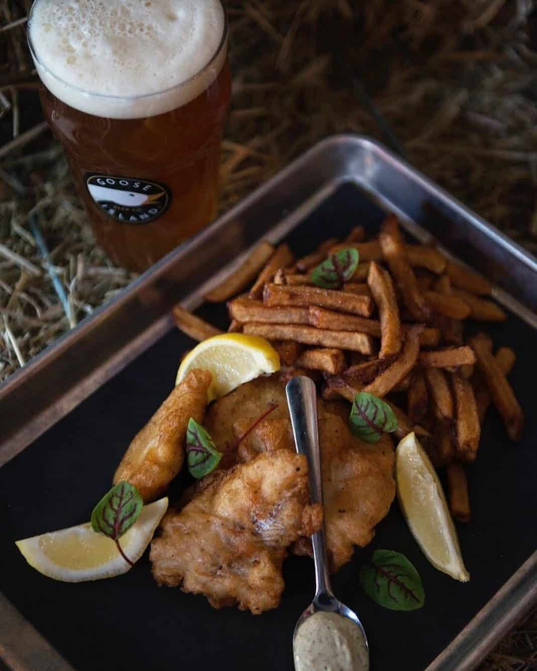 Recette de fish n' chips de Jérome Ferrer à la bière Goose Island ...