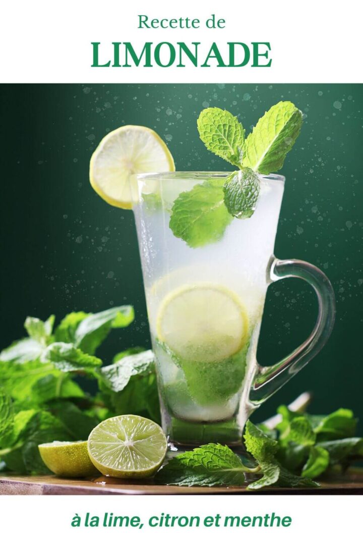 Recette de limonade citron, lime et menthe - Urbaine City