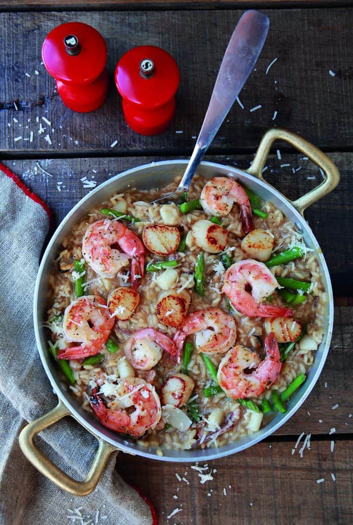 Seafood risotto - recipe for two - Urbaine City