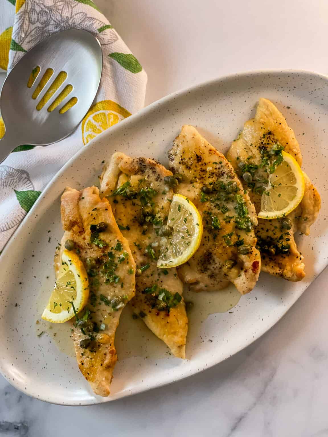Grilled Turkey Cutlets with Lemon, Capers and White Wine Sauce ...