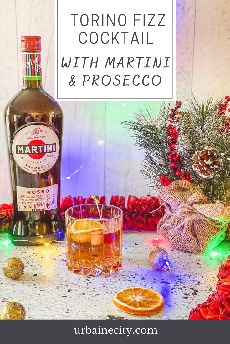 Torino Fizz: a cocktail recipe with Martini and Prosecco - Urbaine City