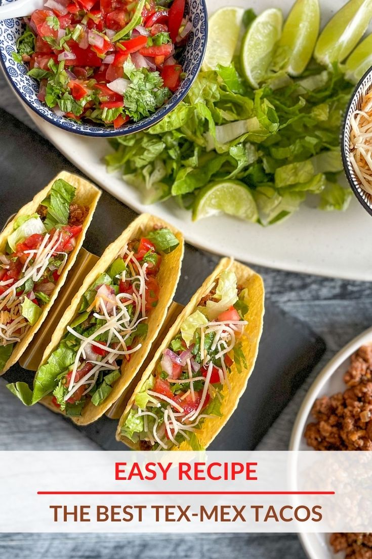 Tex-Mex Ground Beef Tacos Recipe - Urbaine City