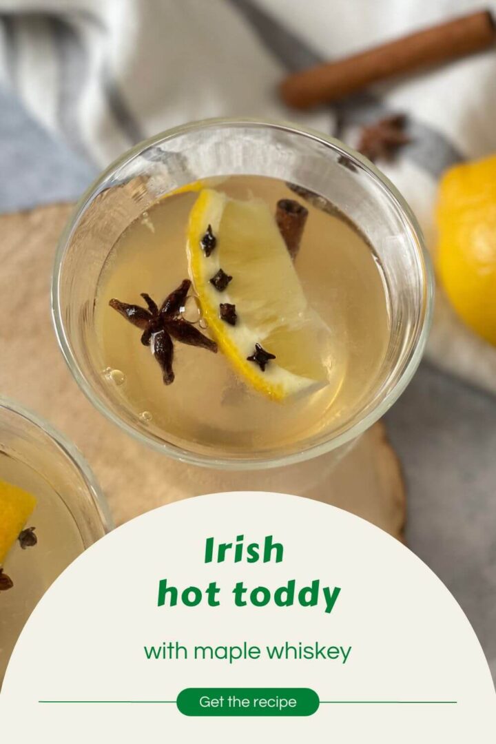 Hot toddy recipe with maple whiskey - Urbaine City