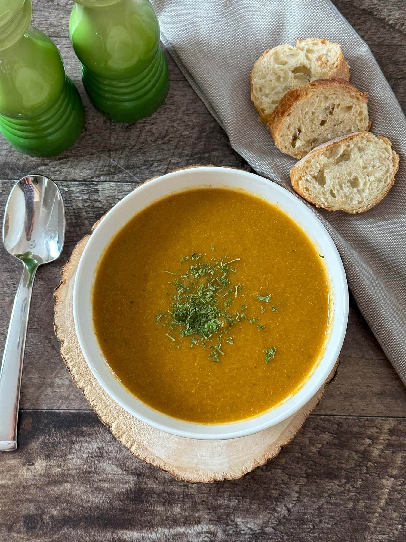 Healthy vegetable soup (pureed vegetable) - Urbaine City